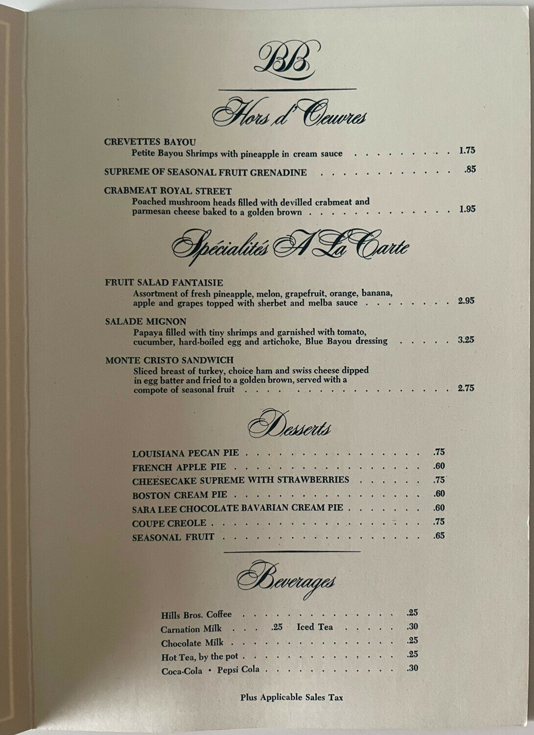 Let’s Read an Old Menu, featuring Disneyland Through The Years! – The ...